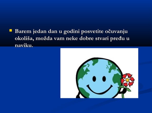 Dan planeta zemlje | PPT