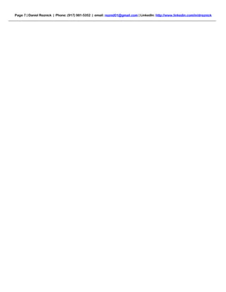Dan reznick resume_05102016 | DOC