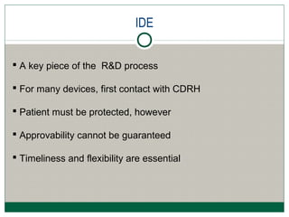 "Medical Device Regulation, A Delicate Balance, An Evolving Process ...