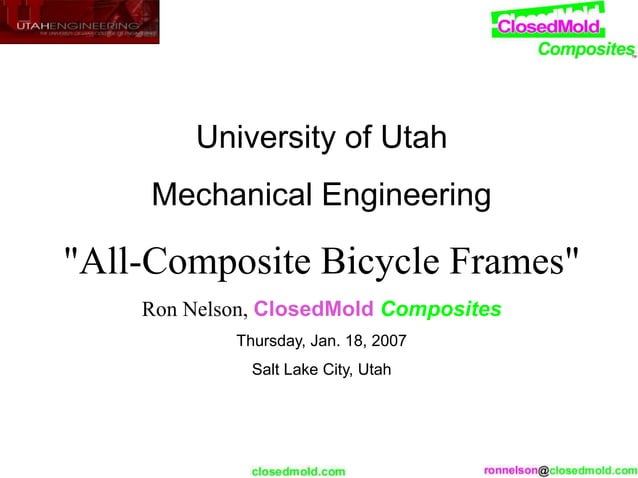All-Composite Bicycle Frames | PPT