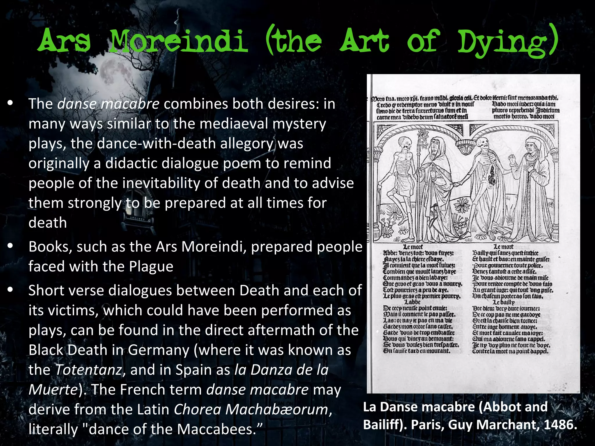 Danse macabre art history | PPT