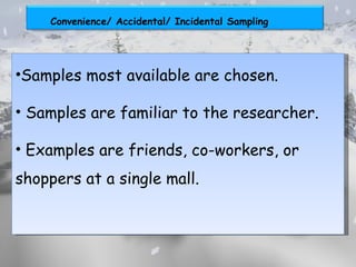 Nonprobability Sampling | PPT