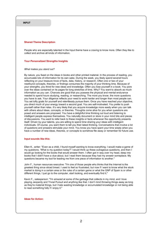 Dans Gallup Strengths | PDF