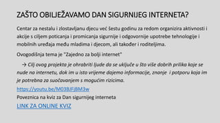 Dan sigurnijeg interneta | PPT