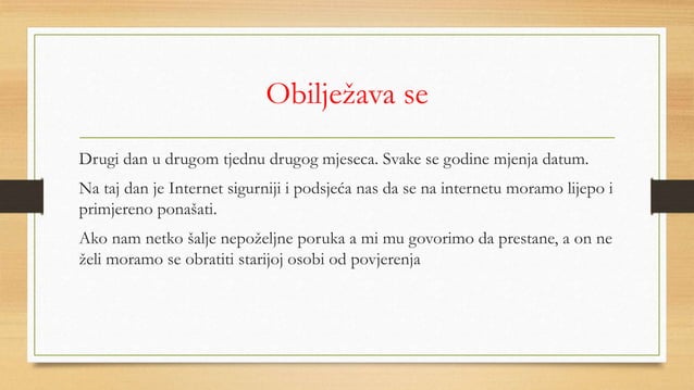 Dan sigurnijeg interneta, Miriam | PPT