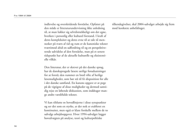 Dansk Litteraturs Kanon | PDF