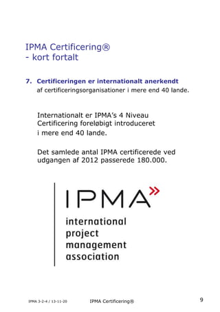 Dansk projektledelse: IPMA certificering af projektledere | PPTX