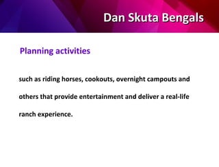 Dan Skuta Former Bengals Player - Managing a Successful Ranch | PPT