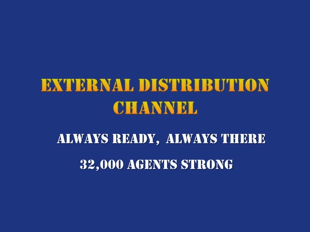 External Distribution Channel | PPT