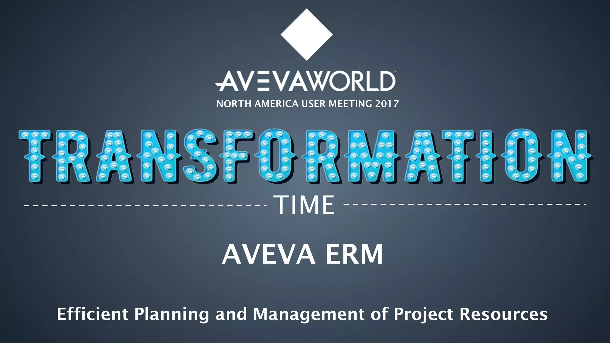 AVEVA’s ERM, Efficient Planning and Management of Project Resources | PDF