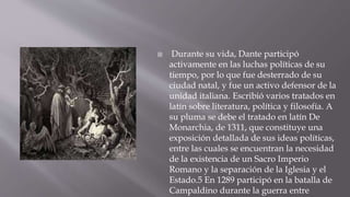 Biografia DANTE Alighieri | PPTX