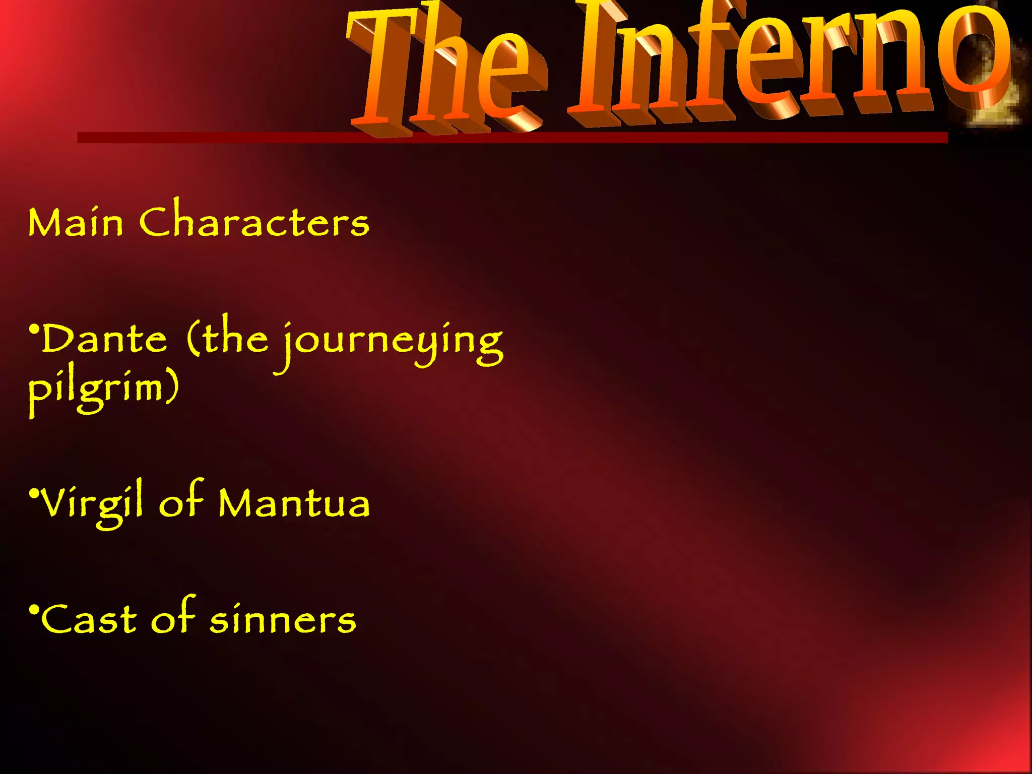 Dante and the Inferno | PPT