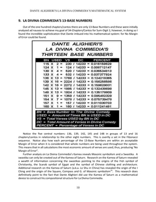 Dante Alighieri's La Divina Commedia Mathematical System | PDF