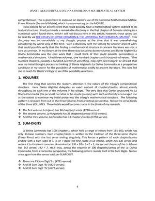 Dante Alighieri's La Divina Commedia Mathematical System | PDF