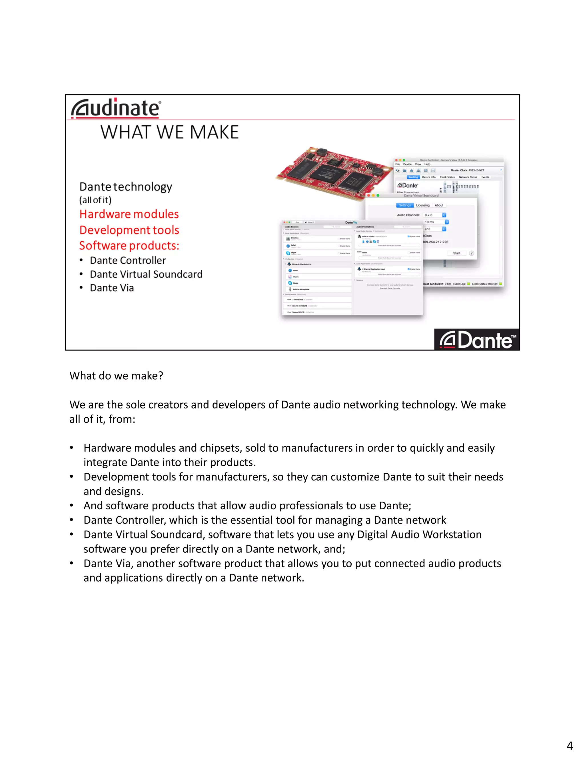 Dante Audio Networking Fundamentals | PDF