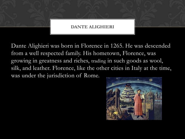 Dante and an Introduction to the Inferno | PPTX