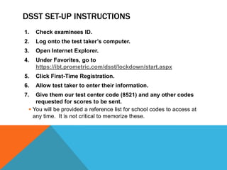 Dantes | PPTX | Standardized Testing | Educational Assessment