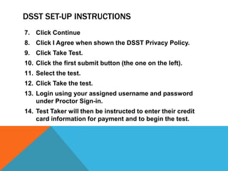 Dantes | PPTX | Standardized Testing | Educational Assessment
