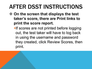 Dantes | PPTX | Standardized Testing | Educational Assessment
