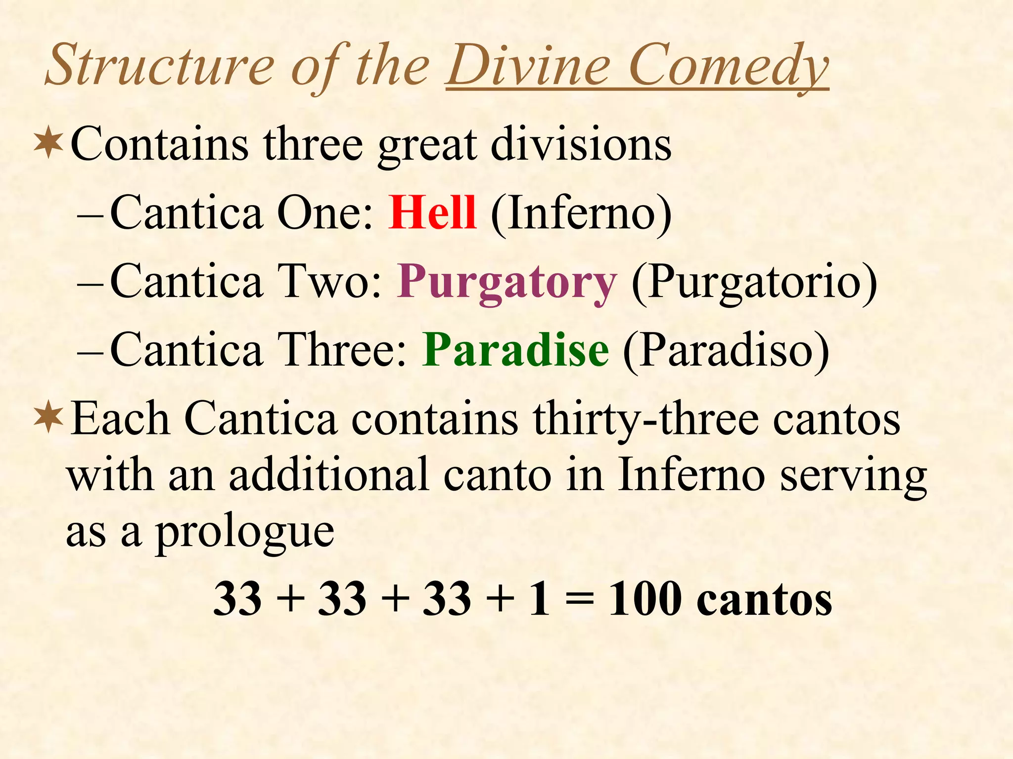 Dante's divine comedy presentation 1st part | PPT | Christianity ...