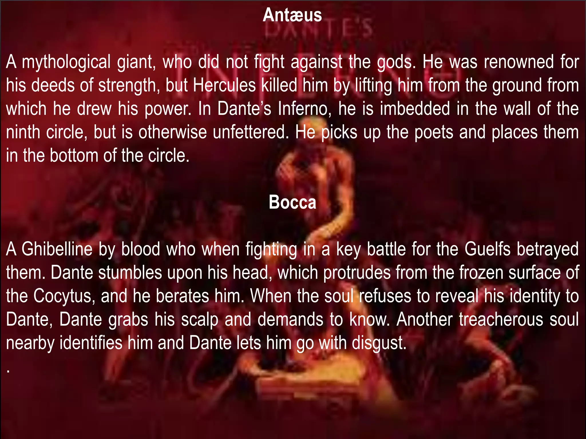 Dante's inferno | PPTX