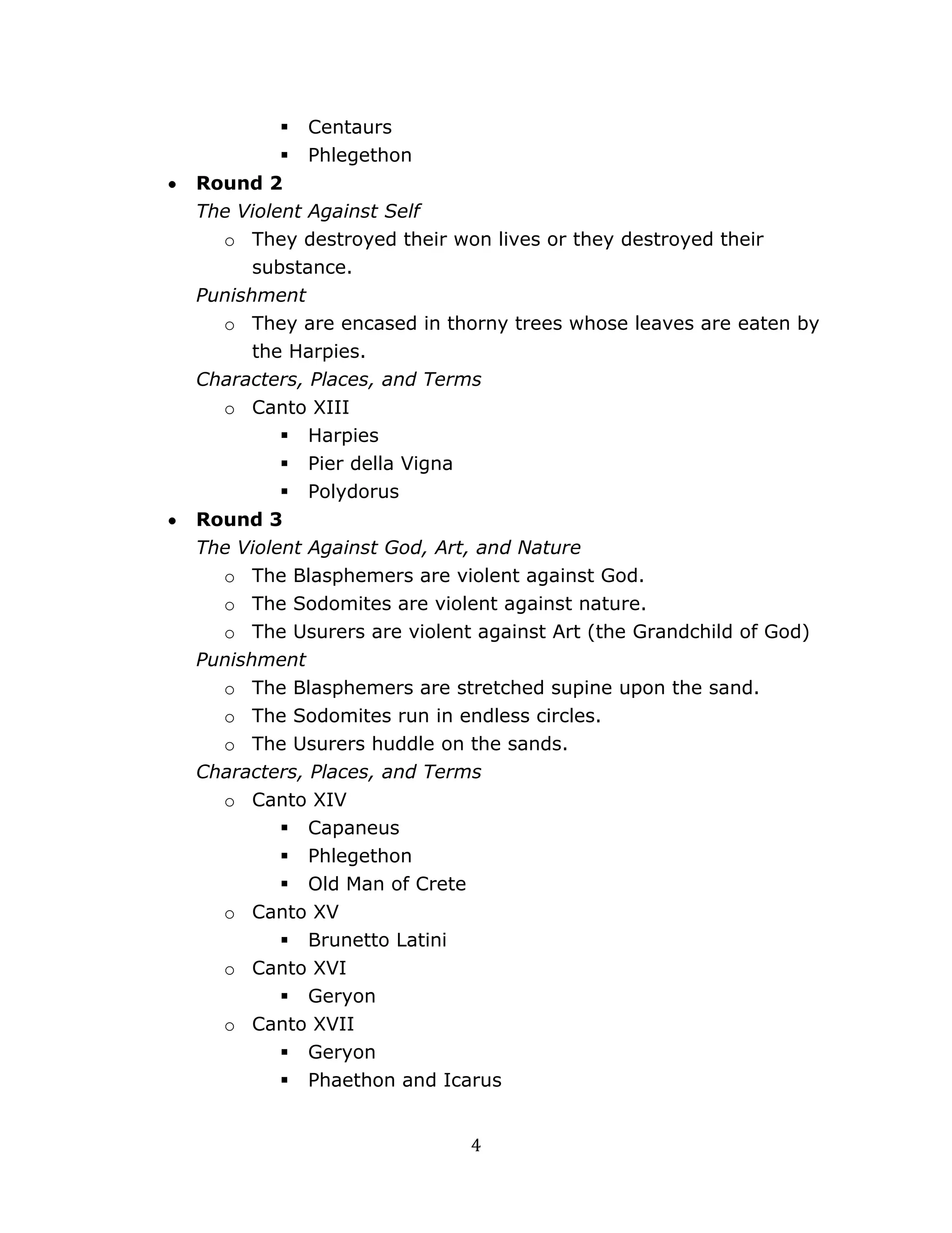 Dantes Inferno Study Guide | DOCX