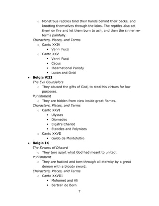 Dantes Inferno Study Guide | DOCX
