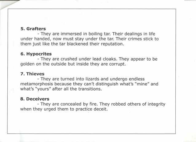 Dante's Inferno Summary | PDF | Christianity | Religion & Spirituality