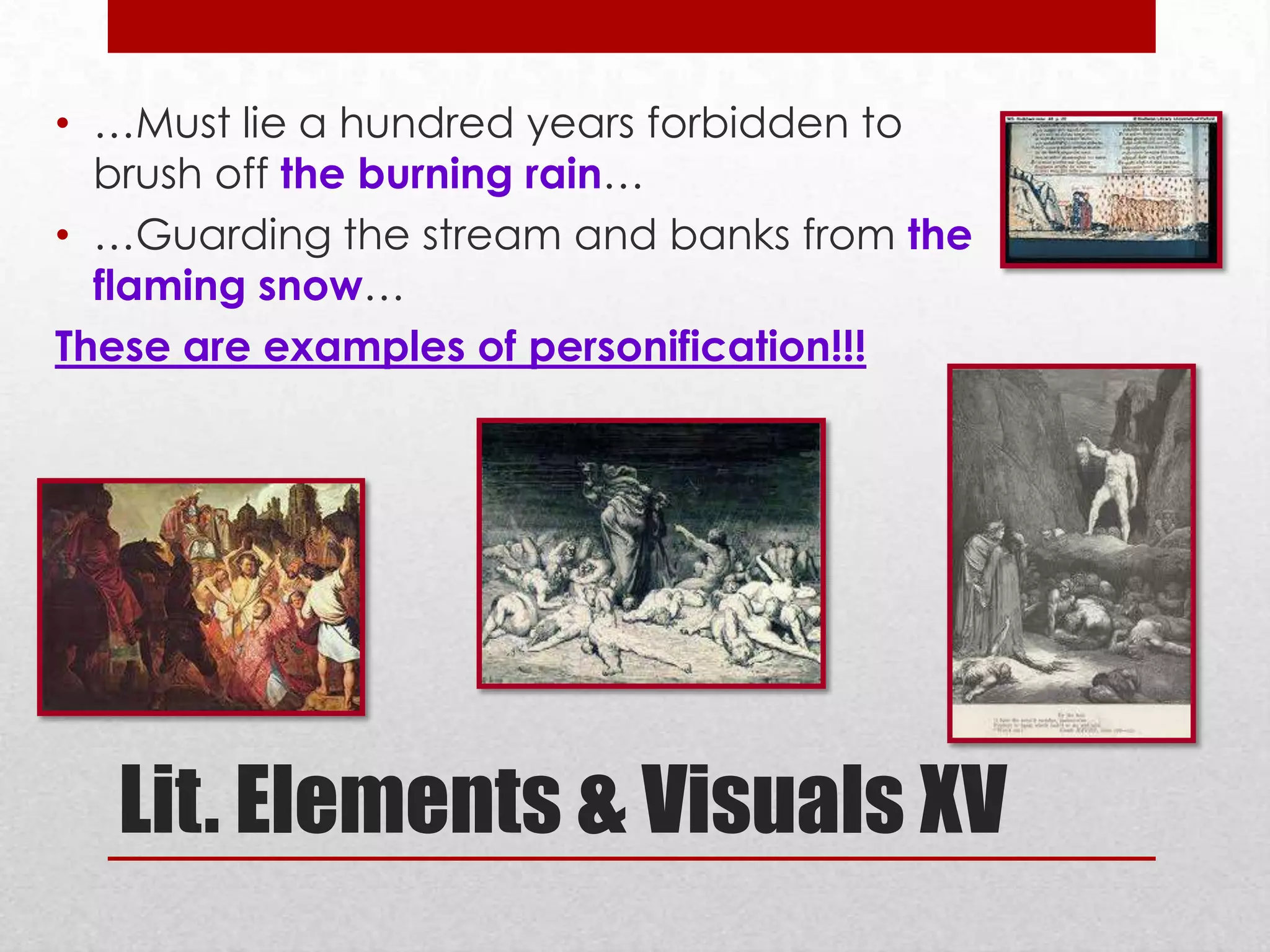 Dante's Inferno Canto XV & XXXl | PPTX
