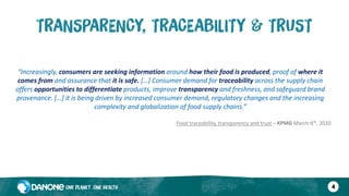 Danone Fruit Supply Chain Mapping via Transparency-One Platform | PDF