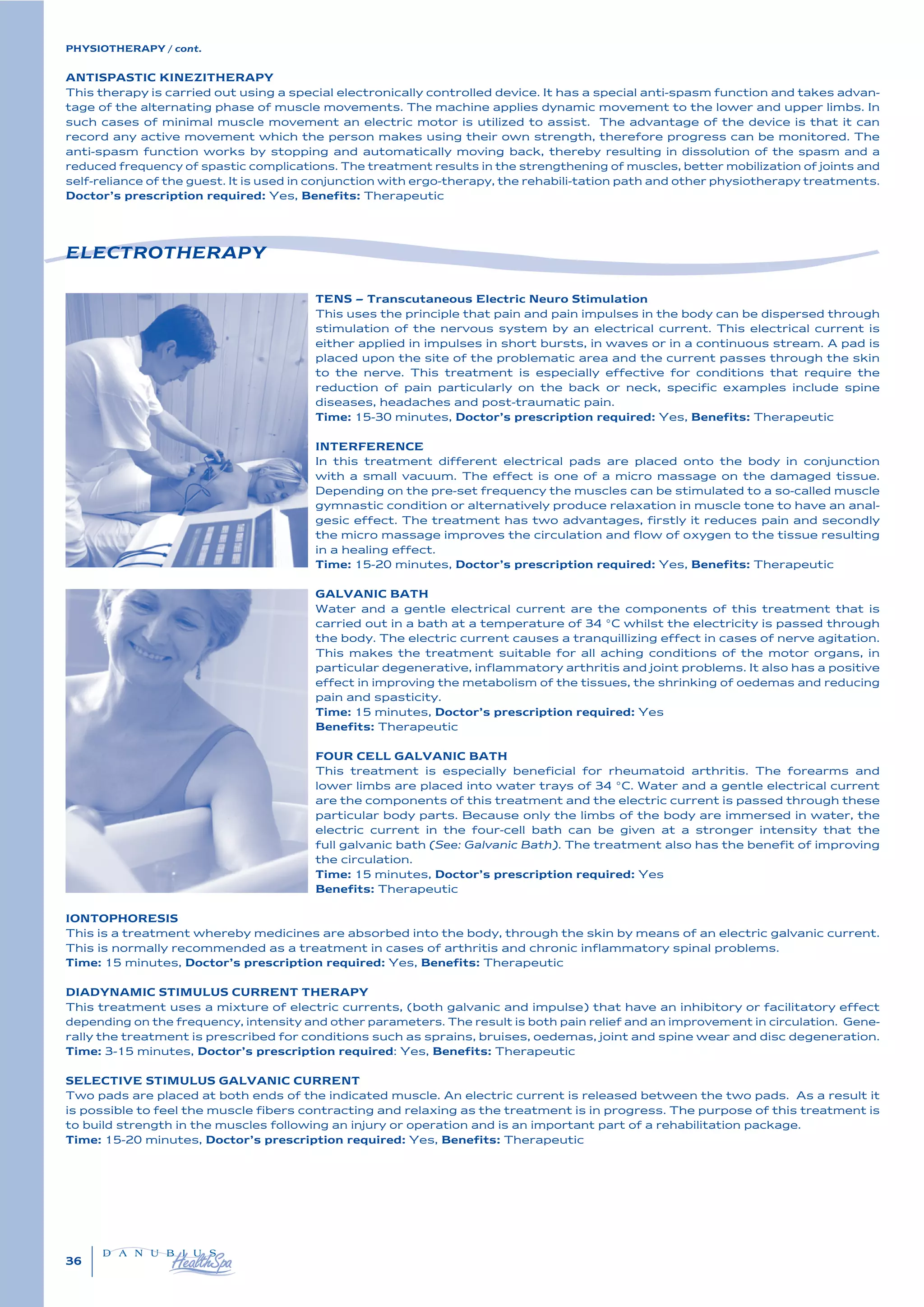 Danubius treatment guide | PDF