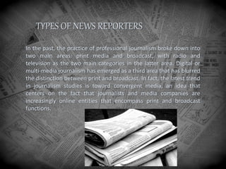 Duties & Career Life of a News Presenter | PPT