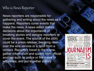 Duties & Career Life of a News Presenter | PPT