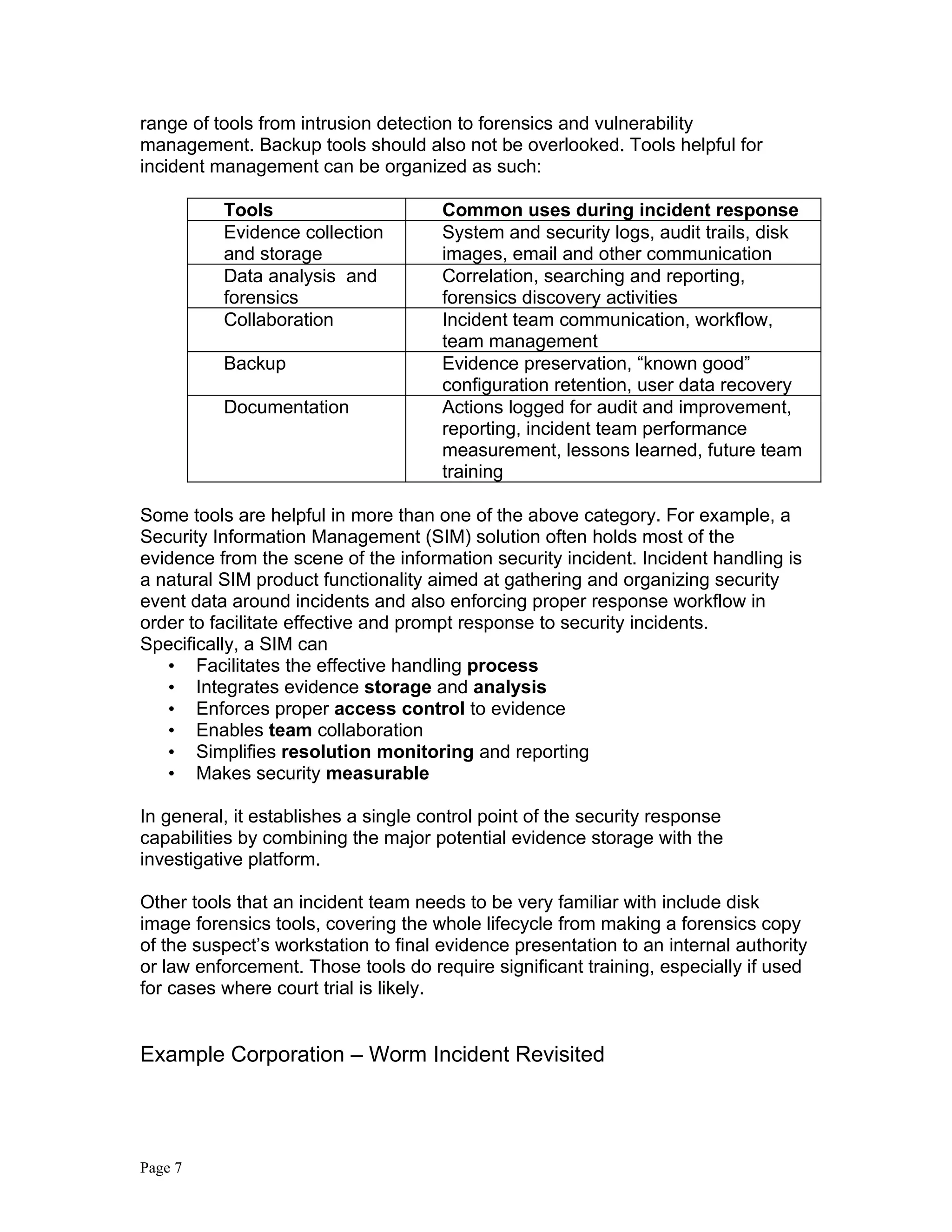Importance Of Structured Incident Response Process | PDF