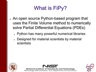 Creating Profiling Tools to Analyze and Optimize FiPy Presentation | PPT
