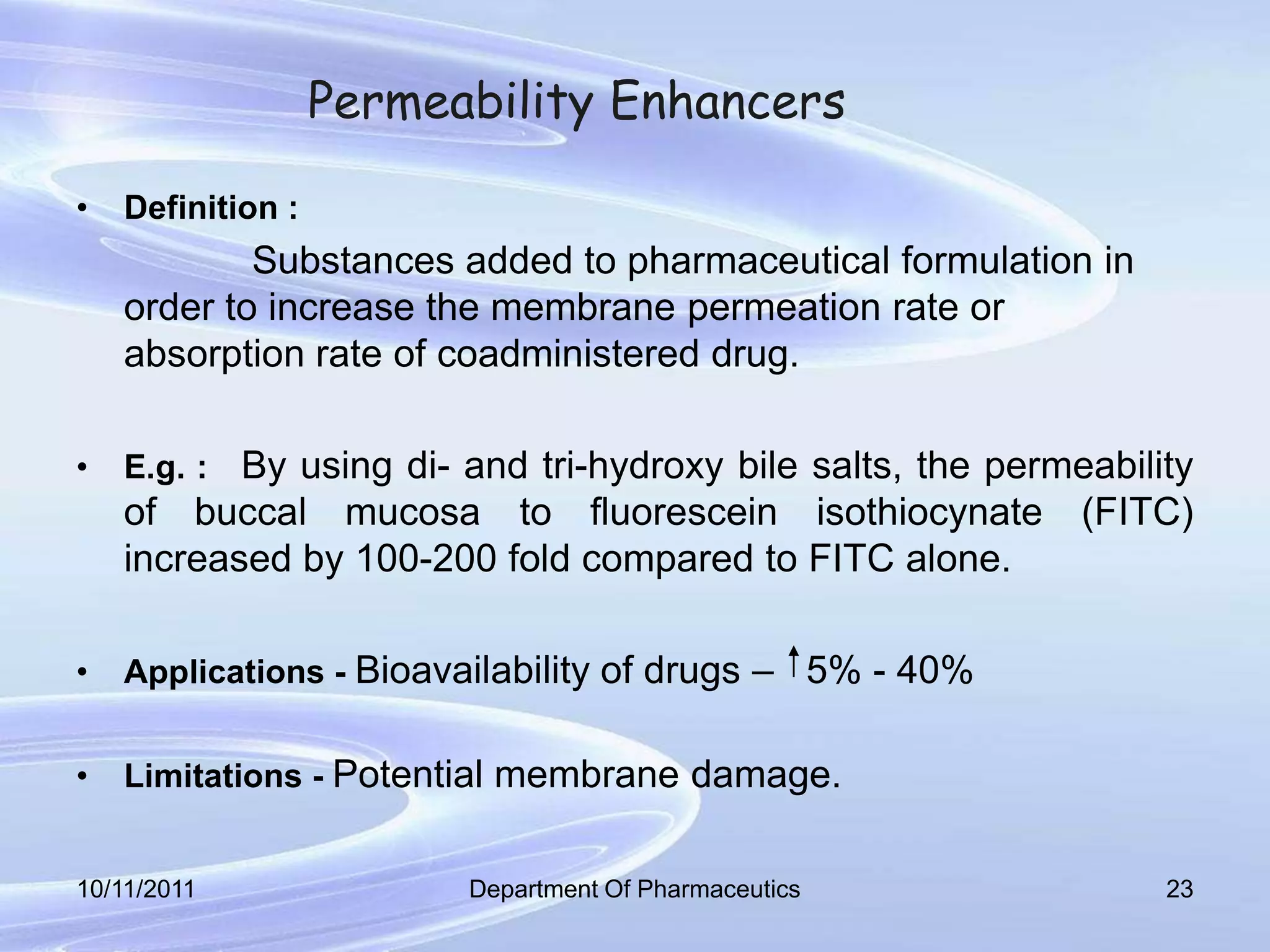 buccal drug delivery system | PPTX