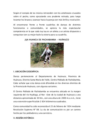 Danzas guerreras peru chunchos de esquilaya | DOCX