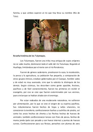 Danzas guerreras peru chunchos de esquilaya | DOCX