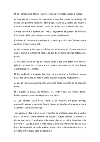 Danzas guerreras peru chunchos de esquilaya | DOCX