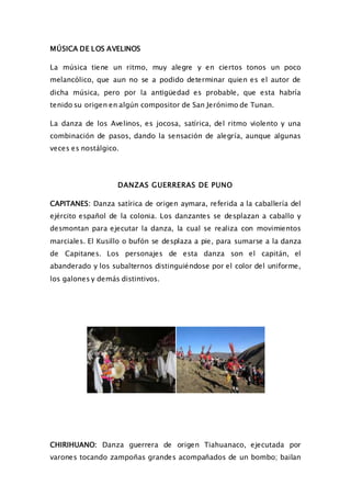 Danzas guerreras peru chunchos de esquilaya | DOCX