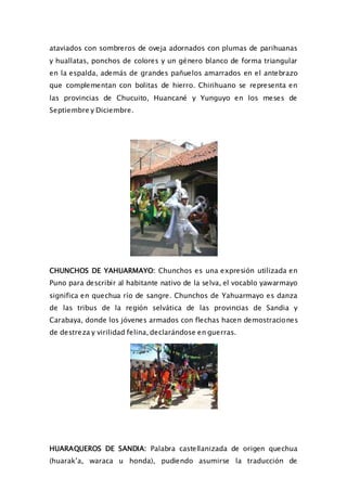 Danzas guerreras peru chunchos de esquilaya | DOCX
