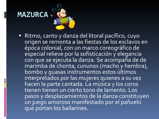 Danzas típicas del Pacífico | PPT