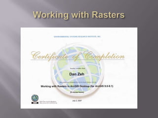 Dan Zeh - Gis Training | PPTX