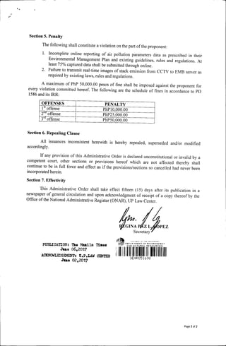 Dao 2017-14 cems and cctv | PDF