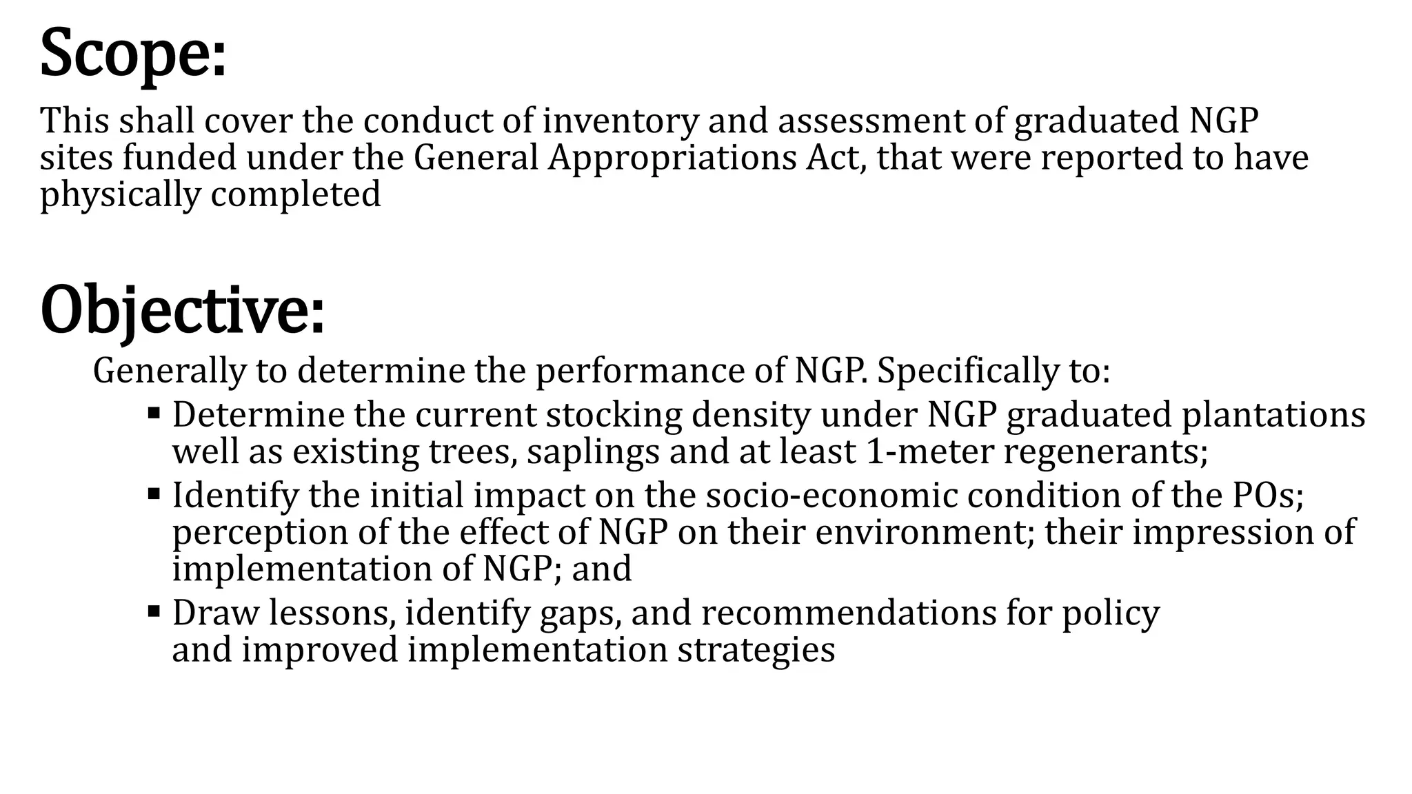 DAO-2023-09.pptx, Guidelines in the Conduct of Inventory and Assessment ...