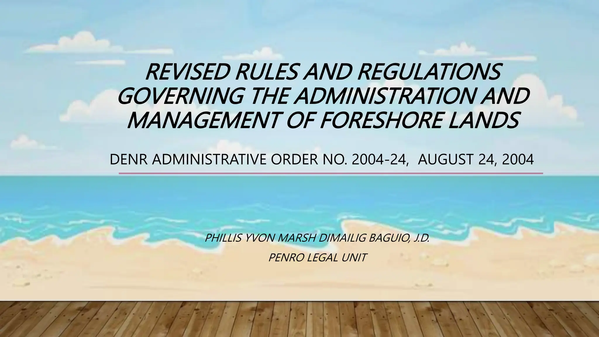 DAO 2004-24 - FORESHORE LEASE AGREEMENT.pptx