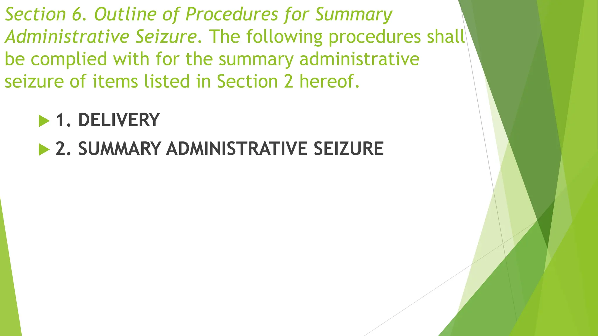 Department order DAO 97-32. powerpoint presentation | PPTX