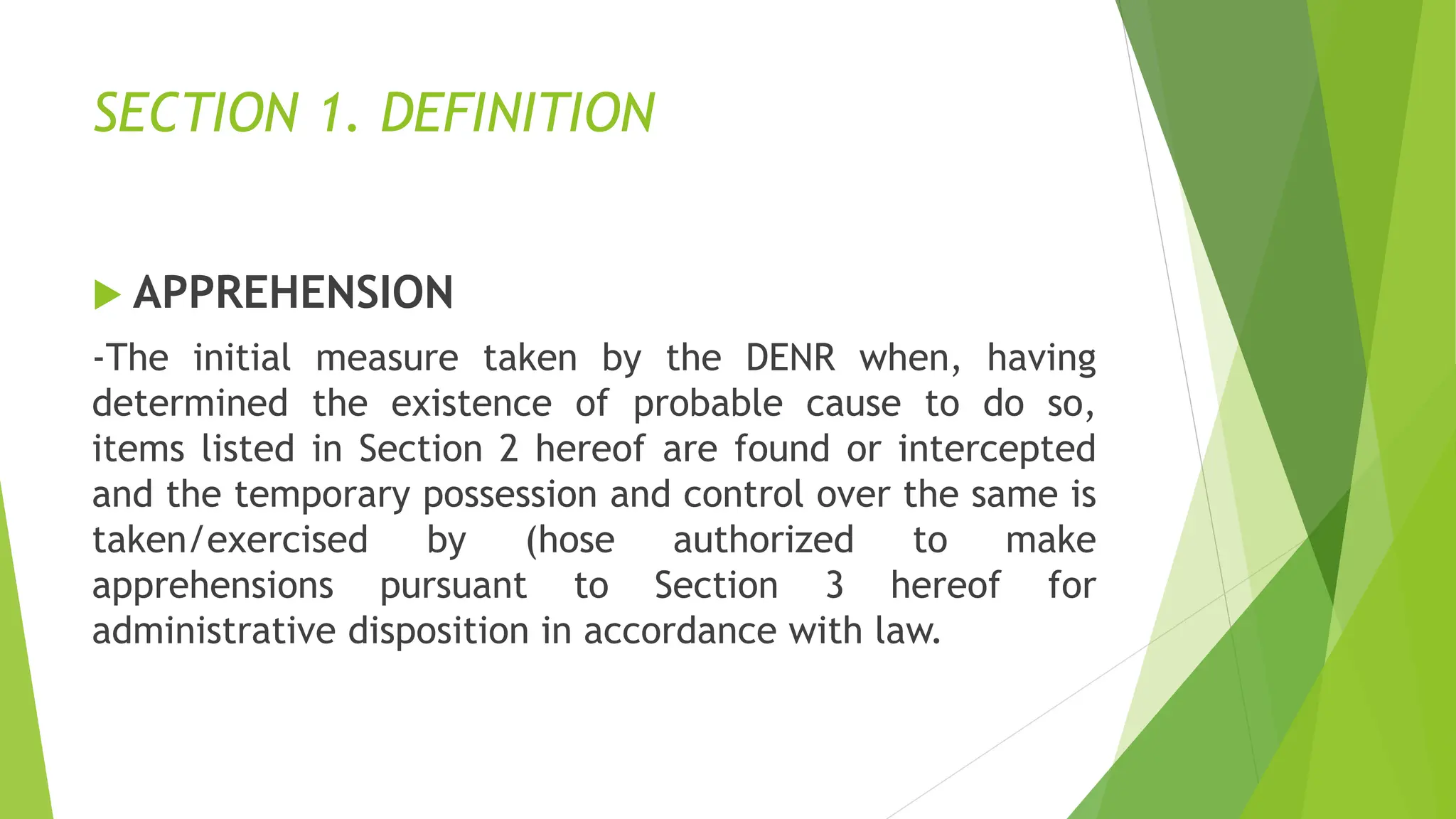 Department order DAO 97-32. powerpoint presentation | PPTX