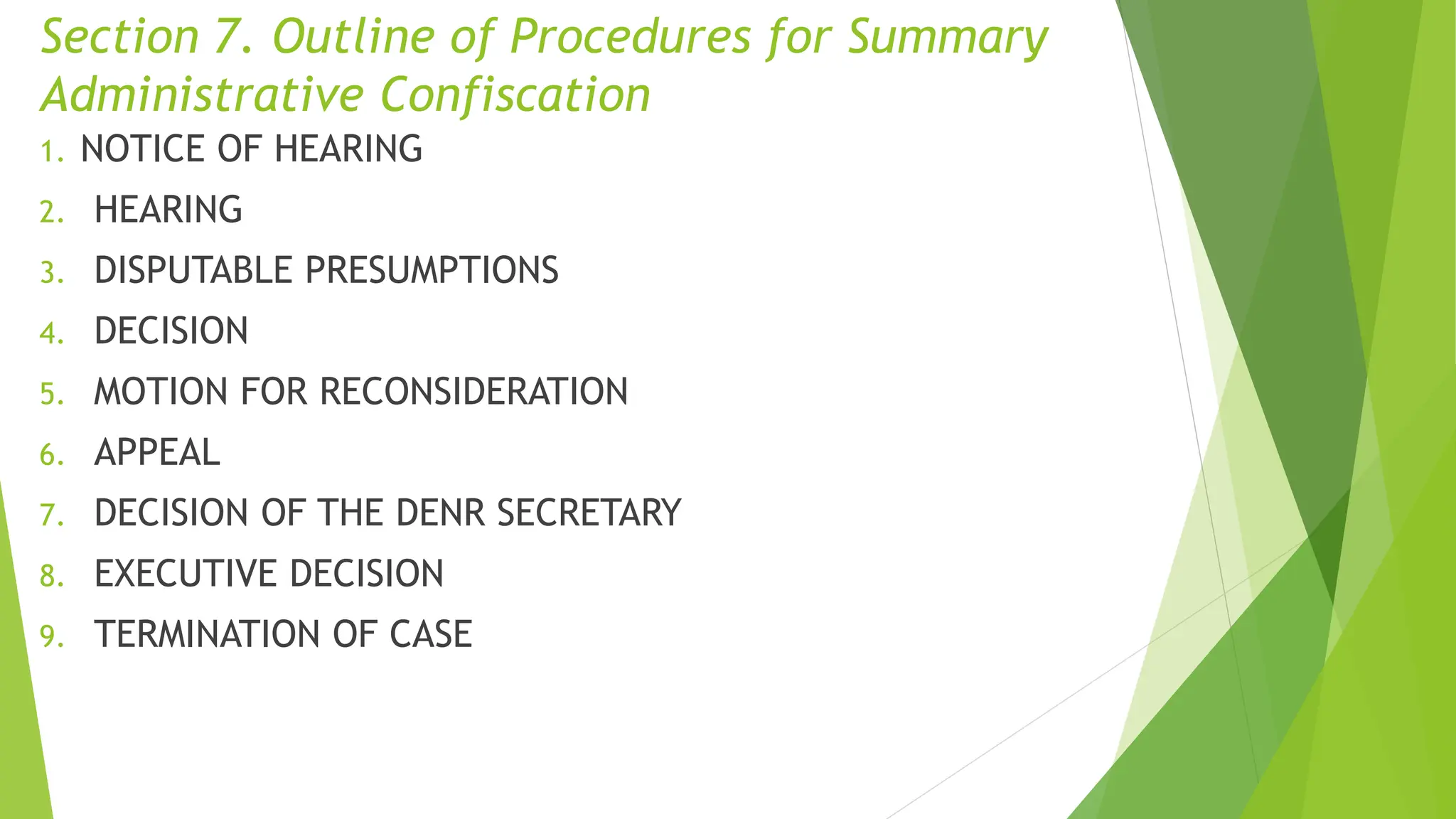 Department order DAO 97-32. powerpoint presentation | PPTX