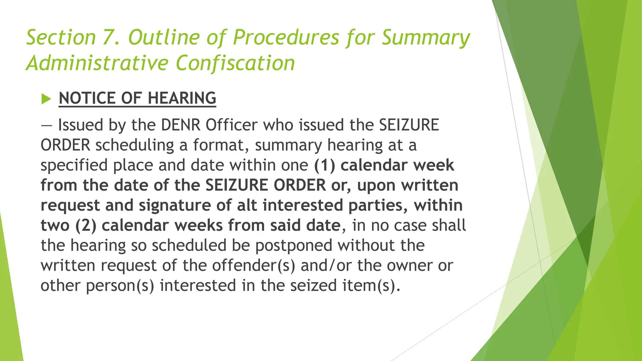 Department order DAO 97-32. powerpoint presentation | PPTX